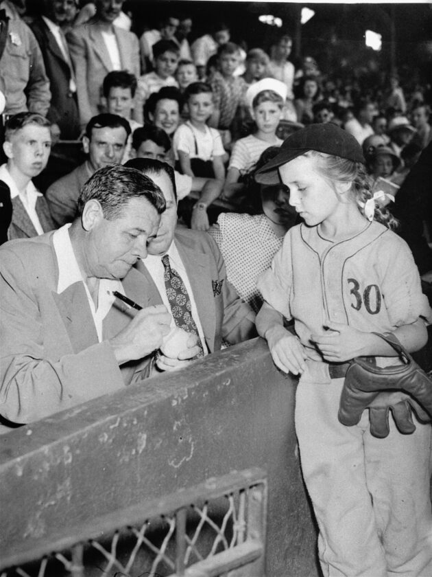 Babe Ruth signs a ball | News, Sports, Jobs - The Express